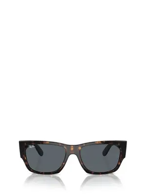Ray-ban Carlos Rectangle Frame Sunglasses - Black