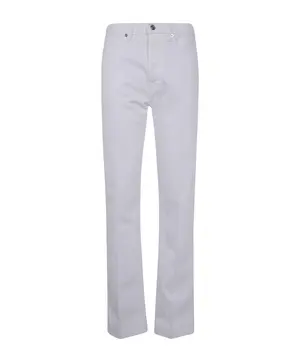 FRAME High-waisted Straight-leg Jeans