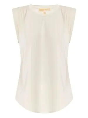 Michael Kors Padded Shoulder Top