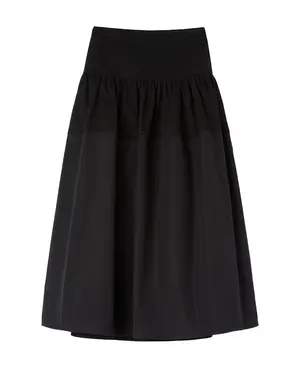 JIL SANDER High-waist A-line Tiered Skirt