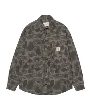 Carhartt Work In Progress Long-sleeved Duck Shirt - Black