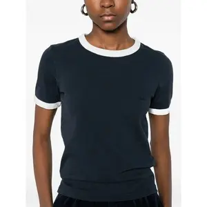 A.p.c. Crewneck Logo Embroidered T-shirt