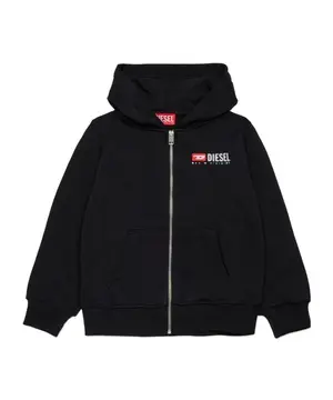 DIESEL® Logo-print Zip-up Hoodie