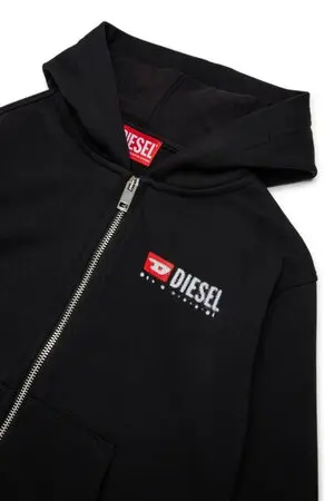 DIESEL® Logo-print Zip-up Hoodie