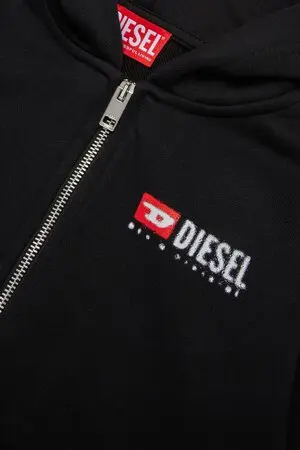DIESEL® Logo-print Zip-up Hoodie