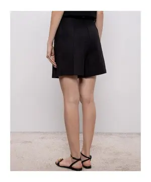 TWINSET Pleated High-waisted Shorts
