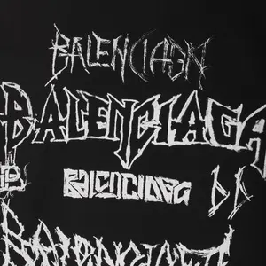 Balenciaga Logo Printed Crewneck T-shirt