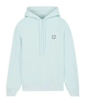 Maison Kitsuné Bold Fox Head Patch Drawstring Hoodie