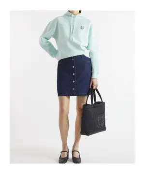 Maison Kitsuné Bold Fox Head Patch Drawstring Hoodie