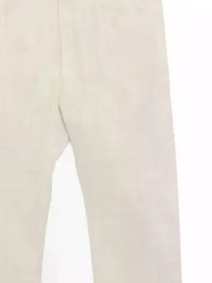 LABEL UNDER CONSTRUCTION Linen Chino Trousers - Neutrals