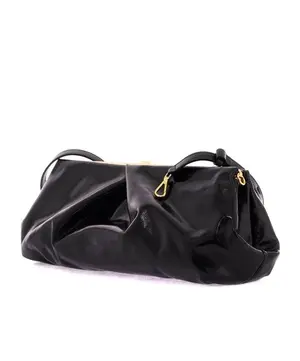 Dries Van Noten Logo Embossed Large Clutch Bag