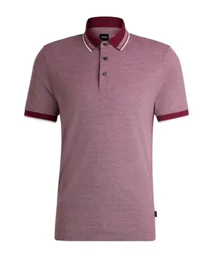 Hugo Boss Logo Embroidered Short-sleeved Polo Shirt