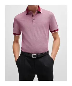 Hugo Boss Logo Embroidered Short-sleeved Polo Shirt