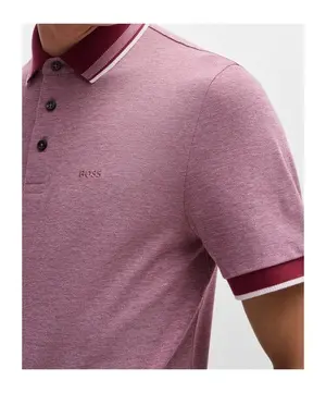 Hugo Boss Logo Embroidered Short-sleeved Polo Shirt
