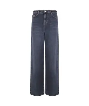 7 For All Mankind Slouchy Wide Leg Stormwave Jeans