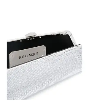 Attico Embellished Asymmetric Clutch Bag