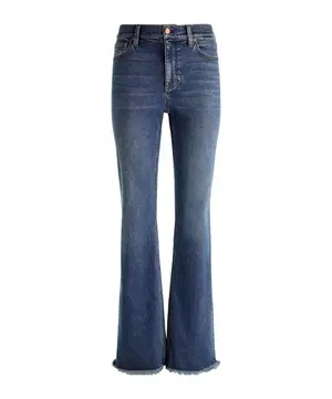 ALICEOLIVIA Alice+olivia Delancey Frayed Bootcut Jeans