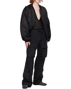 ENTIRE STUDIOS Utility Wide-leg Cargo Track Trousers
