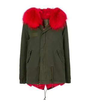 MR  MRS ITALY Mr & Mrs Italy Fur Hooded Parka