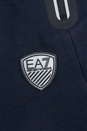 EA7 Logo Patch Tapered Track Pants