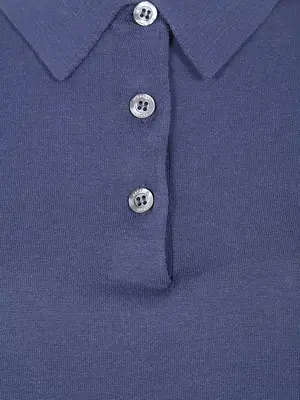 Aspesi Knitted Short Sleeve Polo Top
