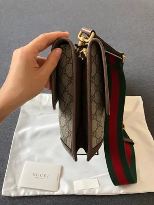 Gucci Gg Supreme Small Messenger Bag