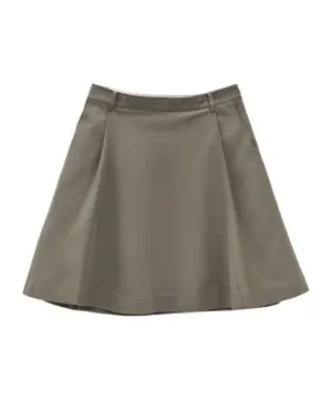 LOW CLASSIC Flared Midi Skirt With Belt And Tie Detail
