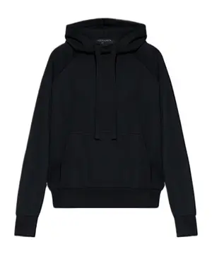 ALLSAINTS Sequin Logo Pullover Hoodie - Black