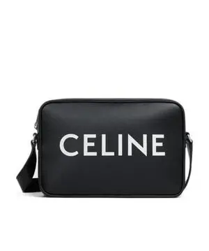 Celine Medium Messenger Bag In Smooth Calfskin - Black