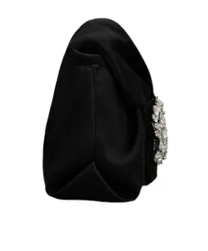 ROGER VIVIER Embellished Foldover Top Crossbody Bag