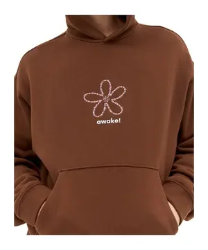 AWAKE Logo Floral Hoodie