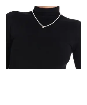 COACH Heart Shaped Pendant Necklace