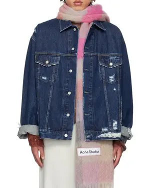 Acne Studios Long-sleeved Denim Trucker Jacket