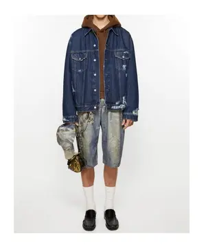 Acne Studios Long-sleeved Denim Trucker Jacket
