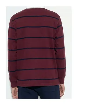 SPORTY  RICH Long-sleeved Polo Shirt