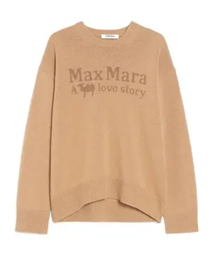 Max Mara Veronica Crewneck Jumper - Camel