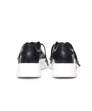 GIULIANO GALIANO Nemesis Snakeskin Print Sneakers