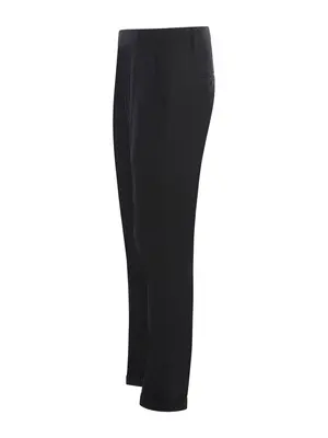 DONDUP Gaubert Virgin Wool Tailored Trousers - Black