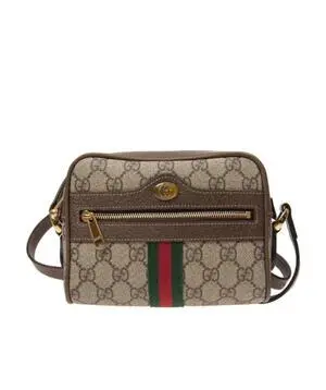Gucci Ophidia Gg Supreme Mini Handbag - Beige/ebony