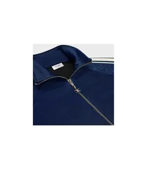 Celine Track Jacket In Vintage Double Jersey