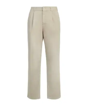 Missoni Logo Embroidered Mid-rise Pleated Chinos