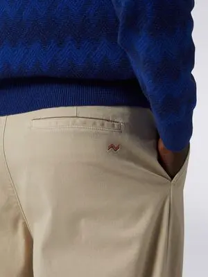 Missoni Logo Embroidered Mid-rise Pleated Chinos