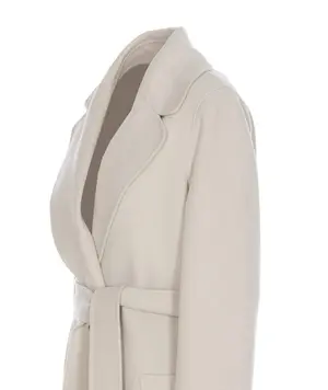 Max Mara Paolore Belted Long-sleeved Coat - No