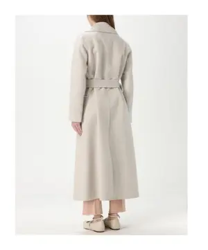 Max Mara Paolore Belted Long-sleeved Coat - No