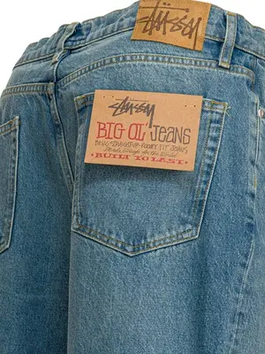 StÜssy Big Ol' Straight-leg Jeans - Blue