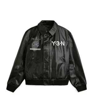 Y3 Logo Print Bomber Jacket