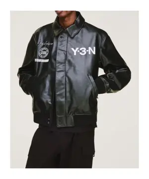 Y3 Logo Print Bomber Jacket