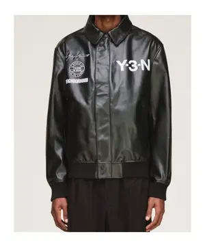 Y3 Logo Print Bomber Jacket