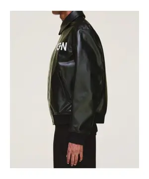 Y3 Logo Print Bomber Jacket