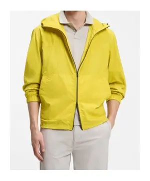 Hugo Boss Zip-up Hooded Raincoat